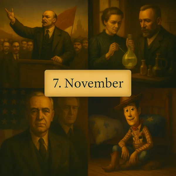 Die 10 wichtigsten historischen Ereignisse an einem 7. November